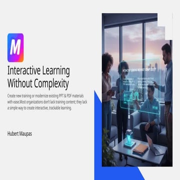 Interactive Learning Without Complexity. Mexty.AI