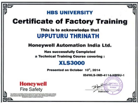 Tyco Simplex Design & Product certificate | PDF