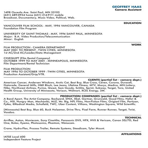 Resume December 2015 | PDF