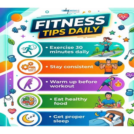 Simple Habits for a Healthy & Active Lifestyle 💪 | PDF