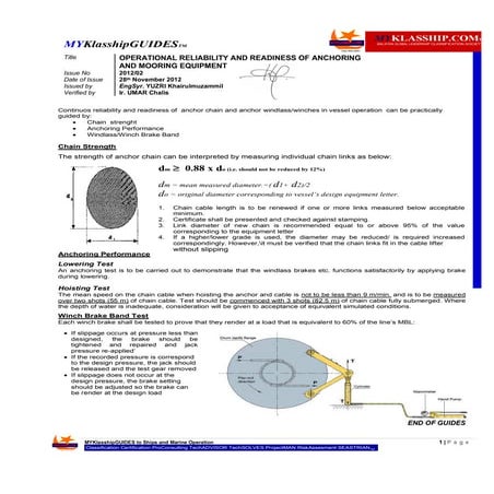 STANDARD ANCHORING AND ANCHORING PROCEDURES | PDF