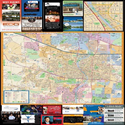 Elgin, IL, South Elgin & Surrounding Suburbs Map | PDF