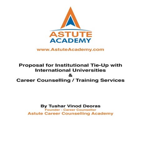 Astute Academy Proposal Tie-up | PDF