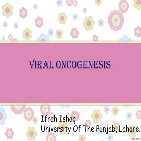 viral oncogenesis | PPT