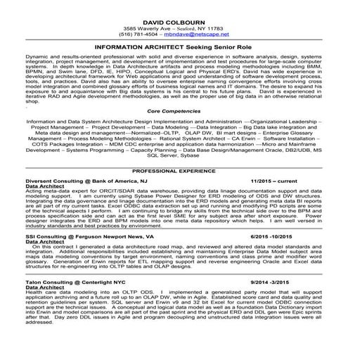 Resume - Roy Interrante, PMP