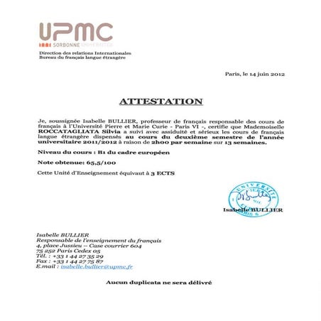Attestation | PDF