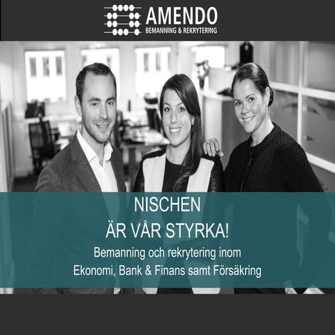 Amendo Bemanning & Rekrytering | PPT