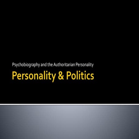474 2015 personality & politics up | PPT