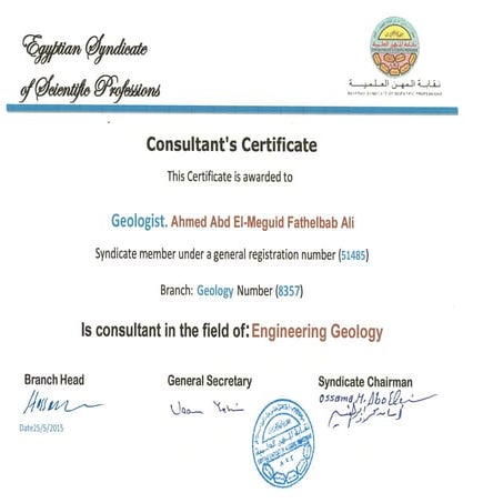 consultant certificate | PDF