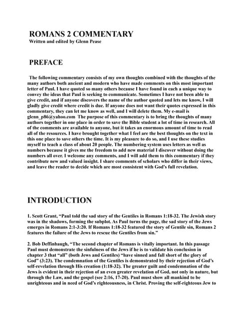 Overview of Romans | PPT