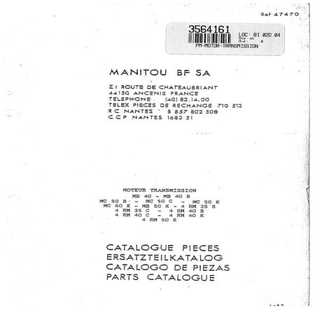 Manitou BF SA part catalogue 3564161.pdf