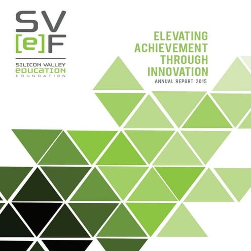 SVEF 2015 Annual Impact Report | PDF | Education industry | Industries