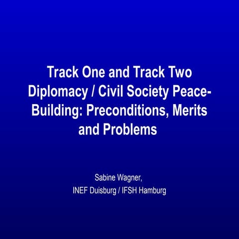 NINE TRACKS IN THE MULTI-TRACK SYSTEM | PPT