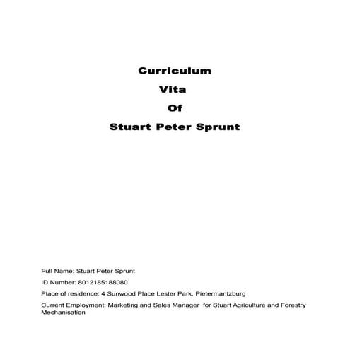 Stu_CV | PDF