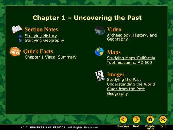 Ways of life in past and present | PPT | Food & Drink