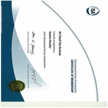 membership ISA certificate | PDF | Free Download