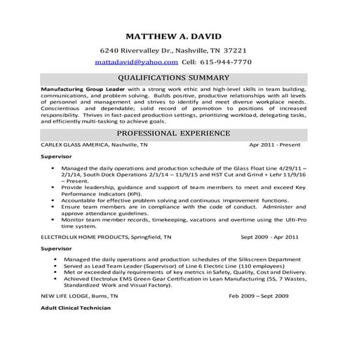 Thomas Hevener's Resume | DOCX