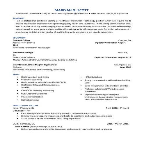 Big Sid's Matlock Resume | DOCX