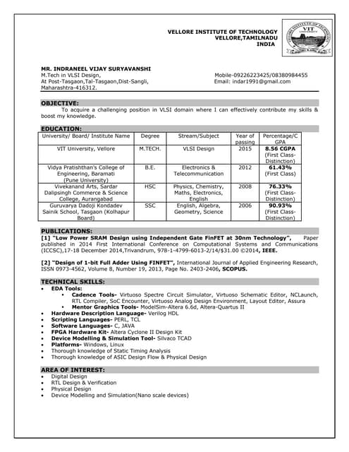SubSea Resume | PDF | Technology & Computing