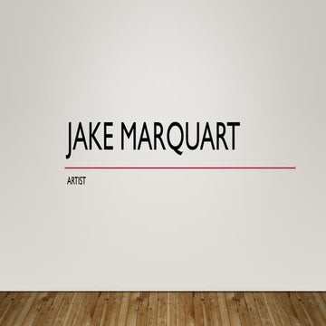 JakeMarquartPortfolio | PDF | Design | Fine Art