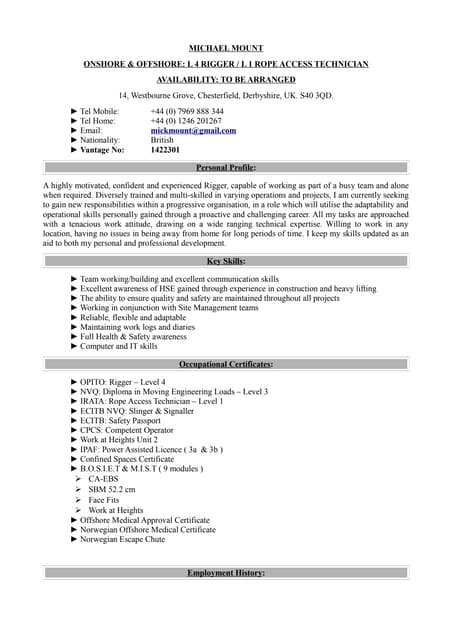 Szymon Potaczek CV | PDF