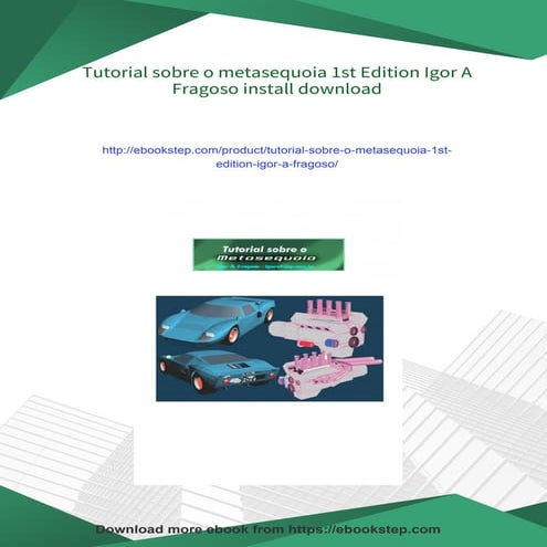 Tutorial sobre o metasequoia 1st Edition Igor A Fragoso | PDF