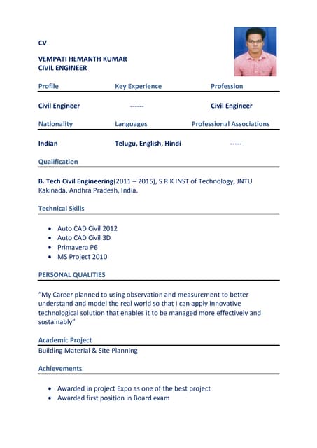 Abdul Qadeer(CV) | PDF