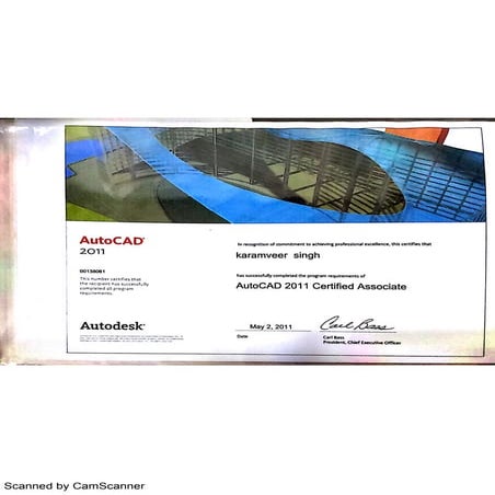 AutoCAD Certificate | PDF