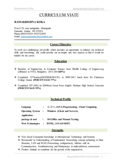 Resume -Kantamraju Siva Naga Gouri | DOC | Databases | Computer Software and Applications