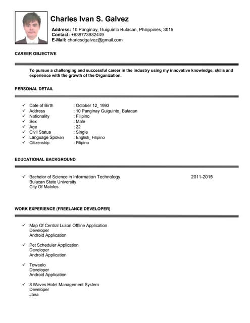 CharisseRamirez-Resume | DOCX | Computing | Technology & Computing