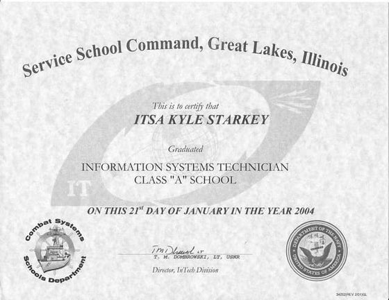 DSCE_Certificate - Kyle Starkey | PPT