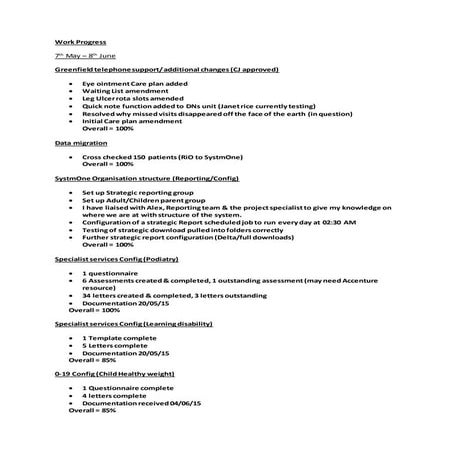 Work Progress Portfolio Pdf