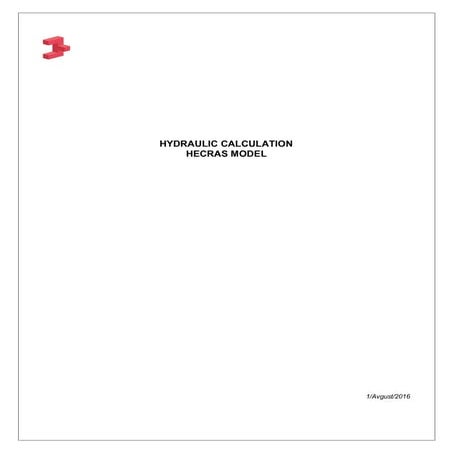 Hec ras tutorial-flume_example | PDF