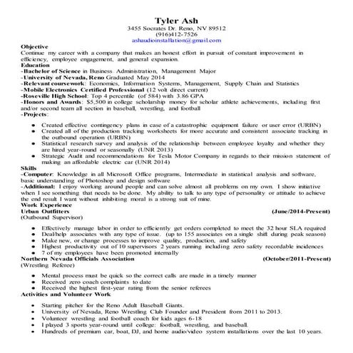 Ryan's Resume 2 (1) | DOCX