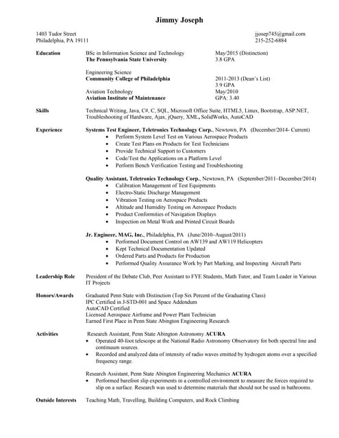 Resume | PDF