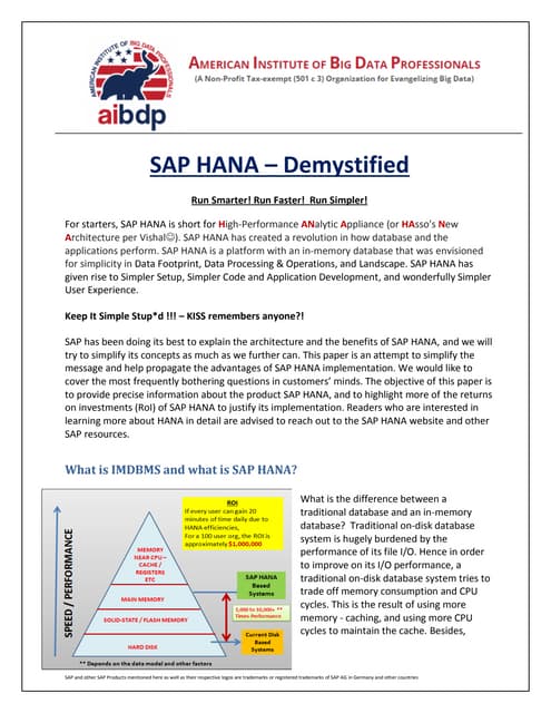Sizing sap s 4 hana using the quick sizer tool | PDF