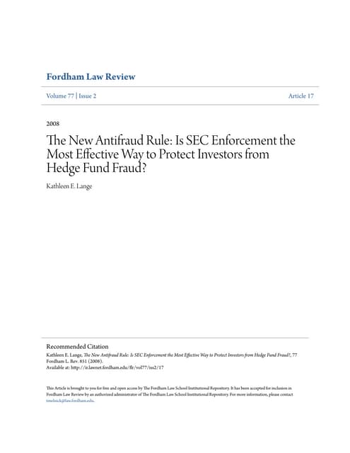 The JD Euroway and Fritzgerald Zephir (Fritz) Financial Debacle.pptx