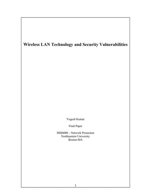 A Review Of IP And MAC Address Filtering In Wireless Network Security | PDF
