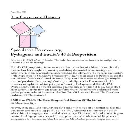 The Carpenter.1 | PDF