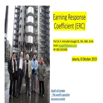 47 menghitung erc earning response coefficient (erc) | PPT