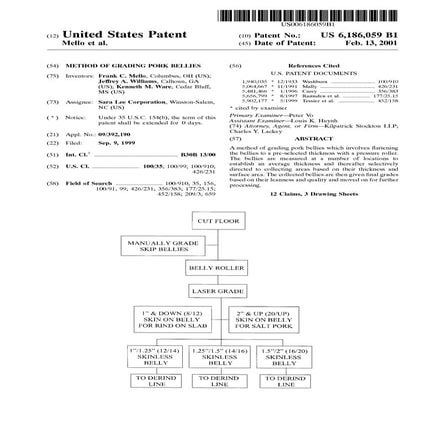 48 frank c. mello - 6186059 - method of grading pork bellies | PDF