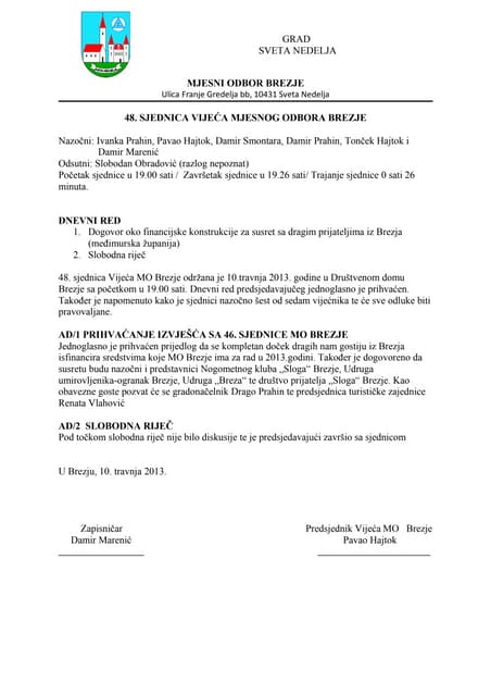 Zapisnik 23 11 | DOC