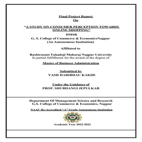 48-Yash-Kakde.pdf MBA PROGRAM PROJECT REPORT | PDF