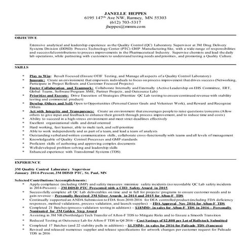 Process Specialist Job Description | DOC