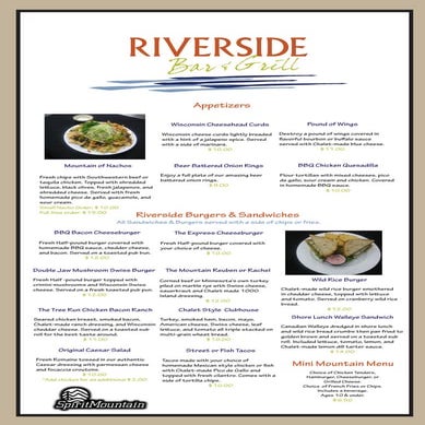 menu riverside | PDF