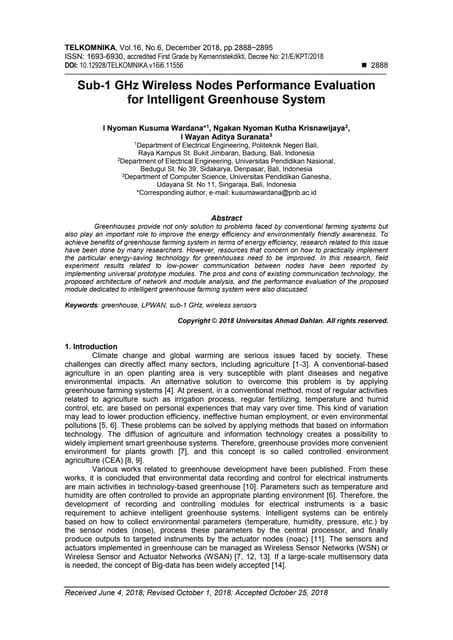 Design and implementation of a LoRa-based system for warning of forest fire | PDF | Computer ...