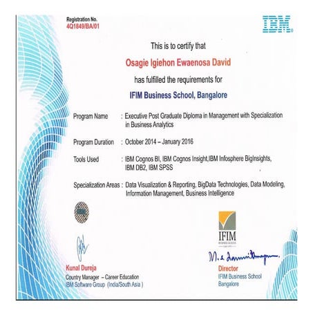 IBM CERTIFICATION | PDF