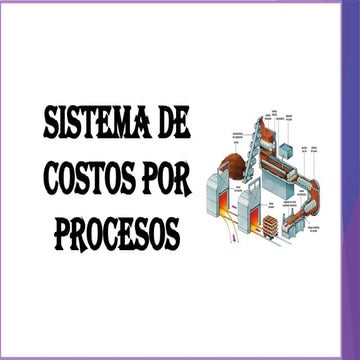 Sistema de costos por proceso | PPTX