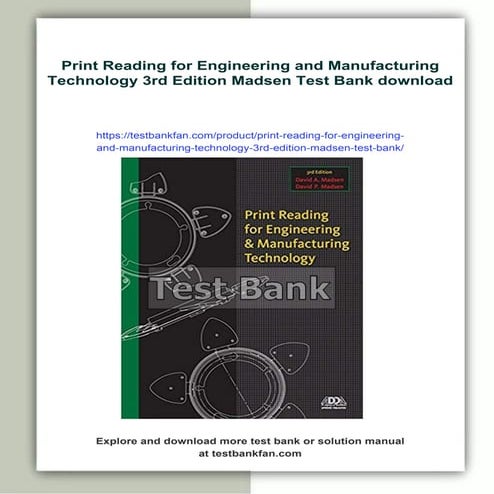 Print Reading for Engineering and Manufacturing Technology 3rd Edition ...