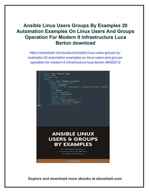 Ansible Linux Users Groups By Examples 20 Automation Examples On Linux 0999
